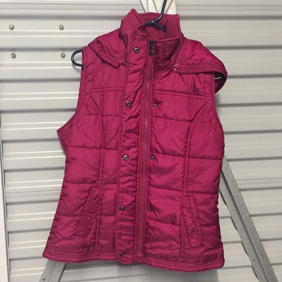 New York & Company | Jackets & Coats | Magenta Puffer Vest | Poshmark